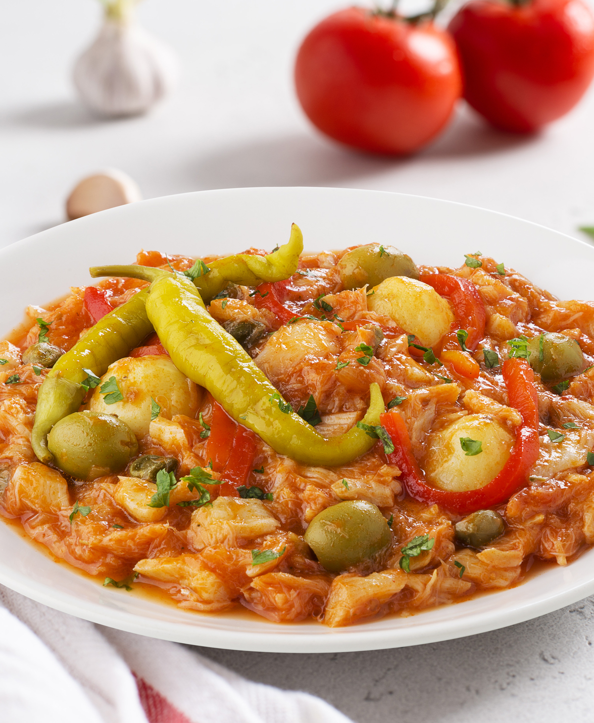 Bacalao a la Biscaia estilo mexicano - Riberalves